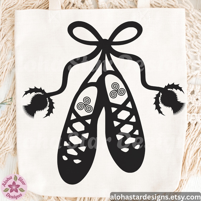 Celtic Ghillies Clipart Set: Irish & Scottish Dance Shoes (digital ...