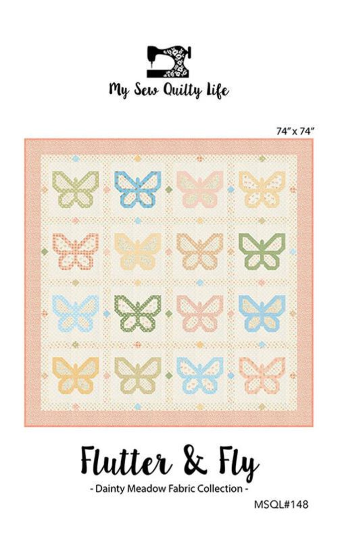 Flutter & Fly Quilt Pattern by My Sew Quilty Life - Etsy