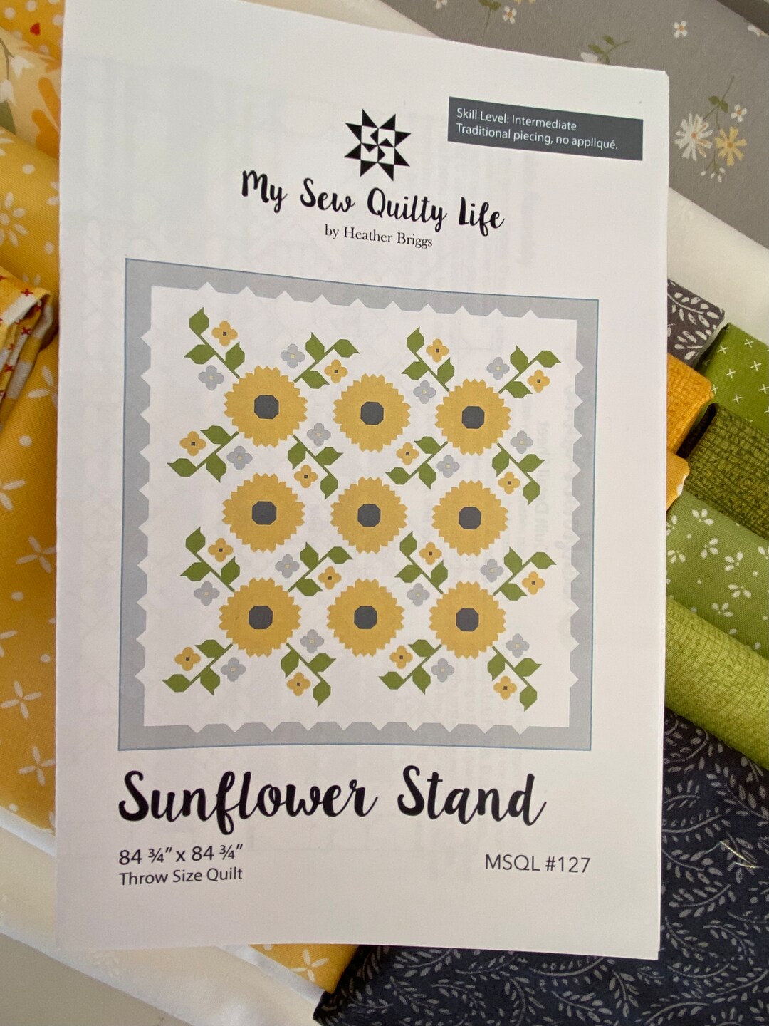 Sunflower Stand Quilt Kit - Etsy