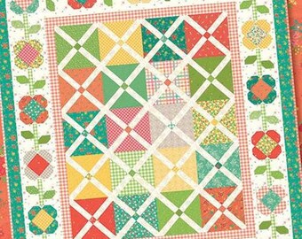 Slice and Dice Quilt Pattern, ANK351, Layer Cake Friendly, Plaid Baby Lap Throw Twin Queen King ...