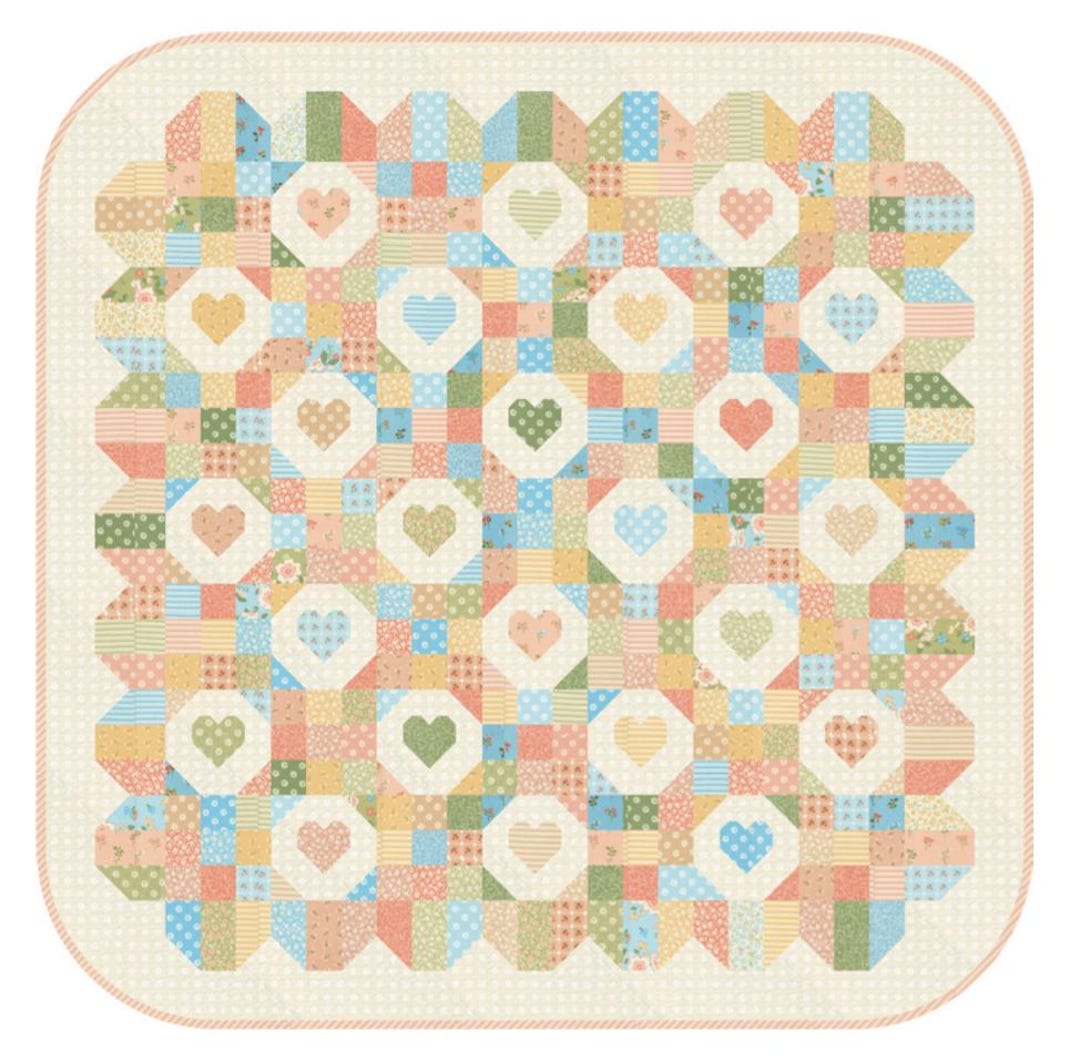 Sew Smitten Quilt Kit With Dainty Meadow Fabric by My Sew Quilty Life ...