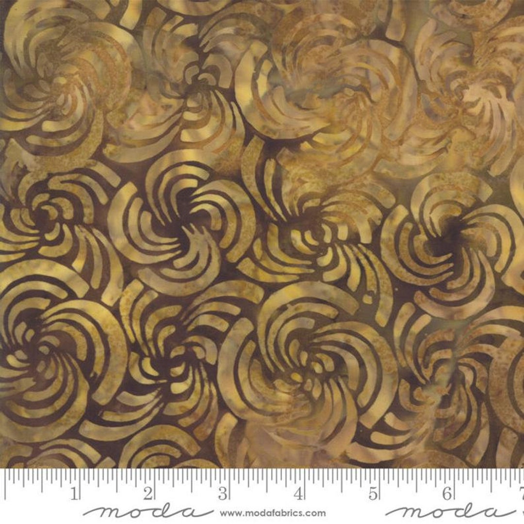 Moda Bahama Batik Fabric 4352 35 Cocoa - Etsy