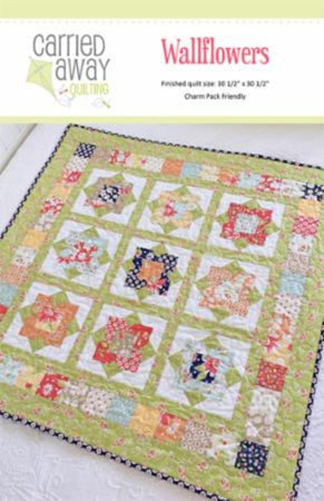 Wallflowers Small Quilt Pattern - Etsy