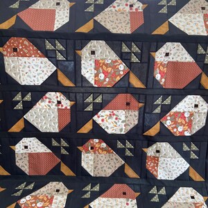 Sparrows Quilt Kit With Flower Pot Fabric by Lella Boutique From Moda ...