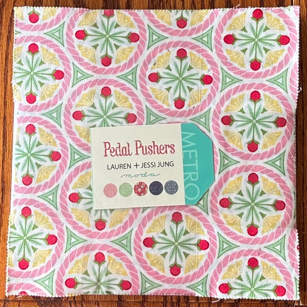 Pedal Pushers Layer Cake Out of Print Moda Quilting Fabric by Fig Tree ...