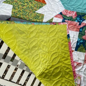 Handmade Star Bloom Baby Quilt - Etsy