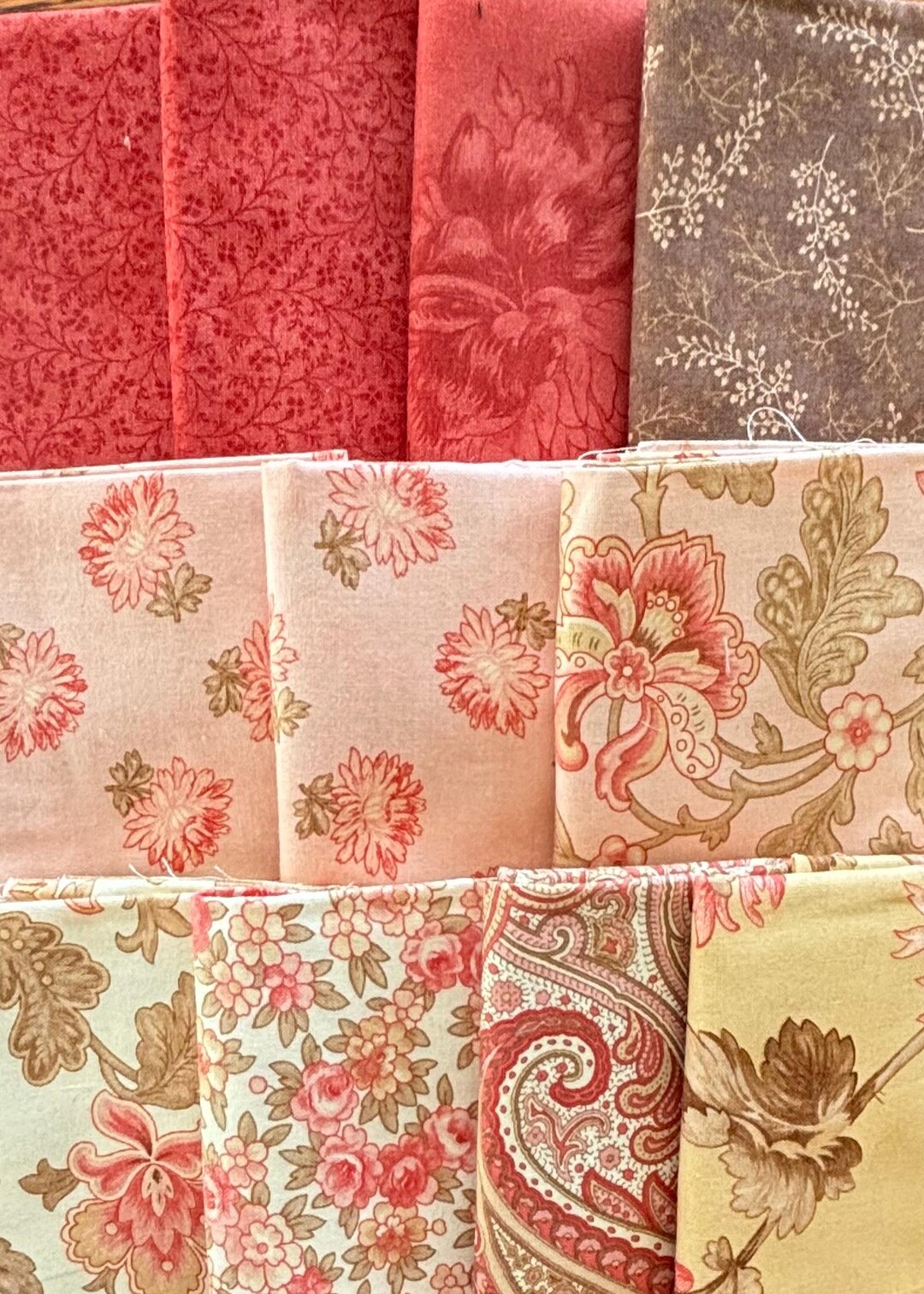 Aster Manor Fat Quarter Bundle of 11 by 3 Sisters From Moda Rare Out of ...