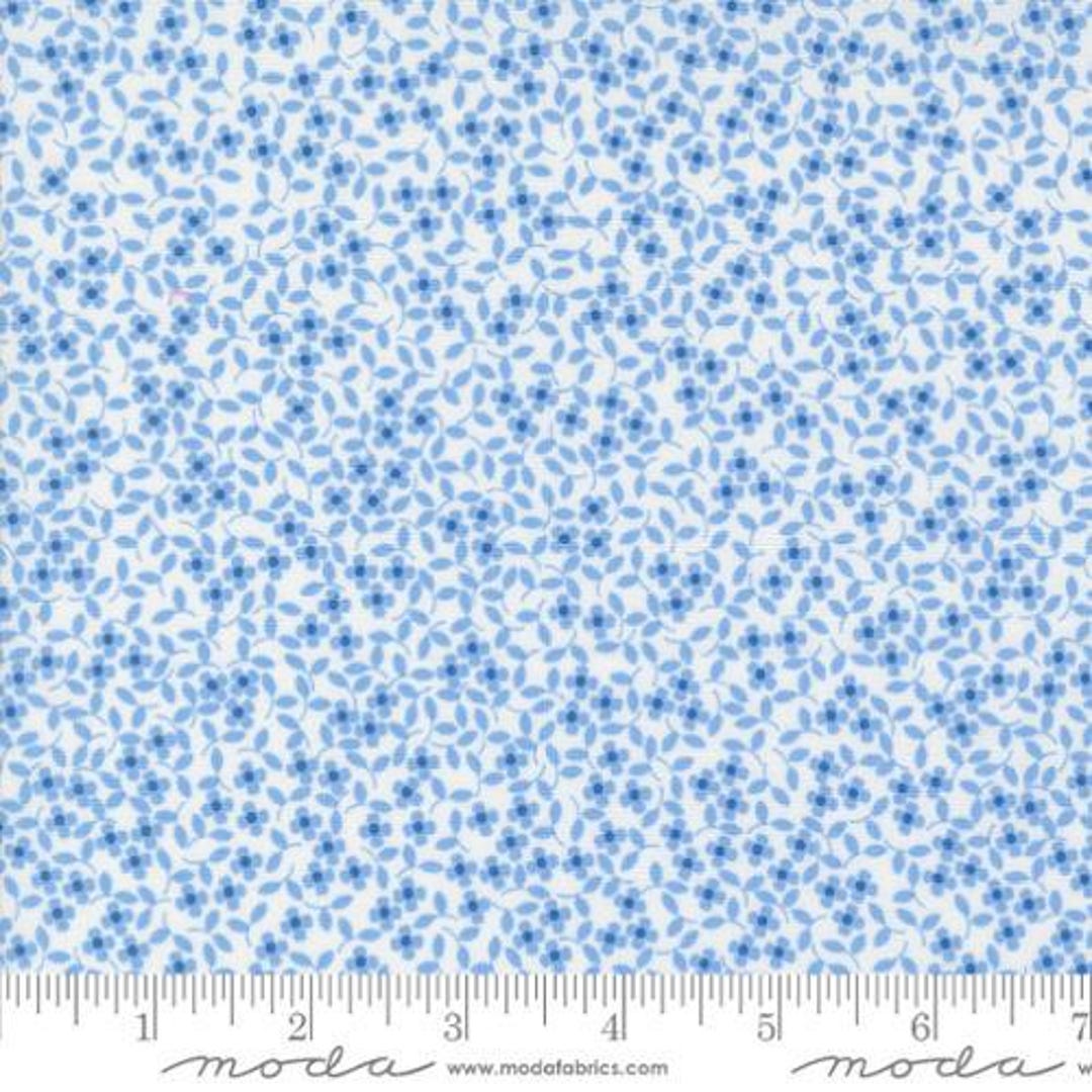 Cali Co Quilting Fabric by Corey Yoder From Moda 29193 22 Cloud Cobalt ...