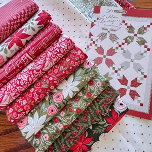 Figgy Pudding Quilt Kit With Berry and Pine Fabric by Lella Boutique From Moda - Etsy