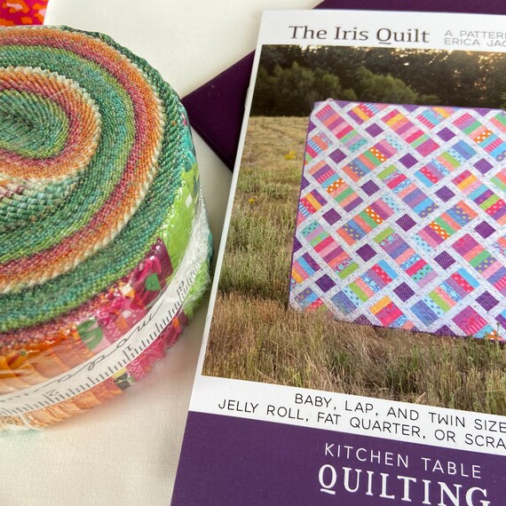 The Iris Quilt Kit With Jungle Paradise Fabric by Staci Iest - Etsy