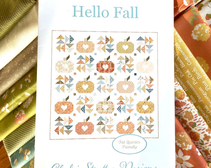 Hello Fall Quilt Kit With Cozy up Fabric by Corey Yoder From Moda - Etsy