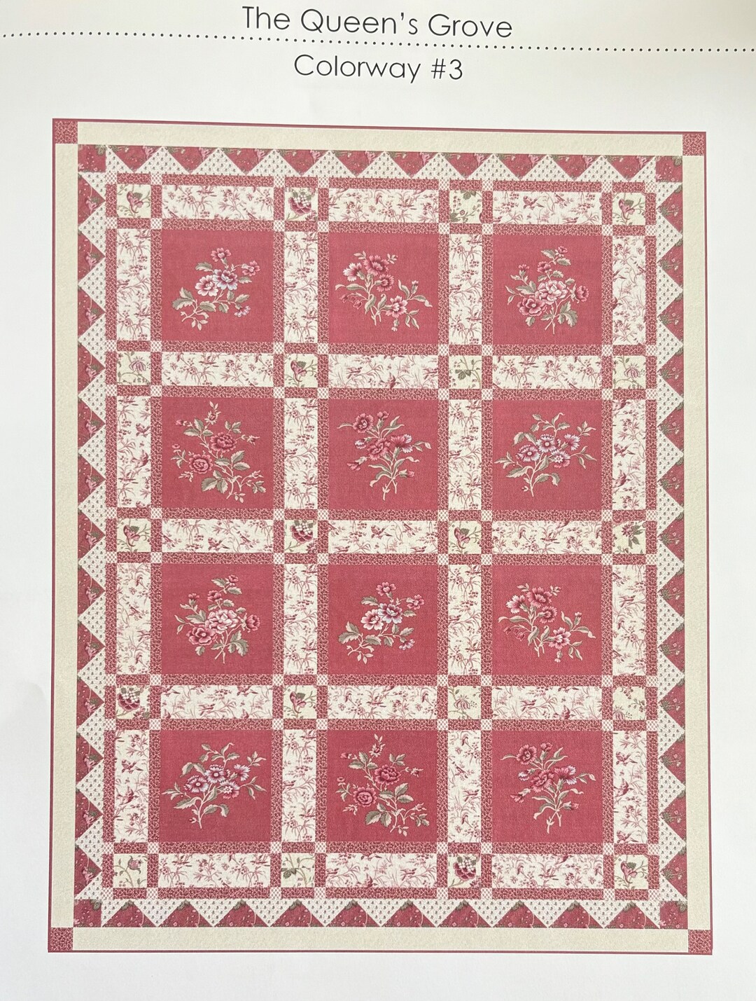 The Queens Grove Quilt Kit With Antoinette by French General From Moda ...
