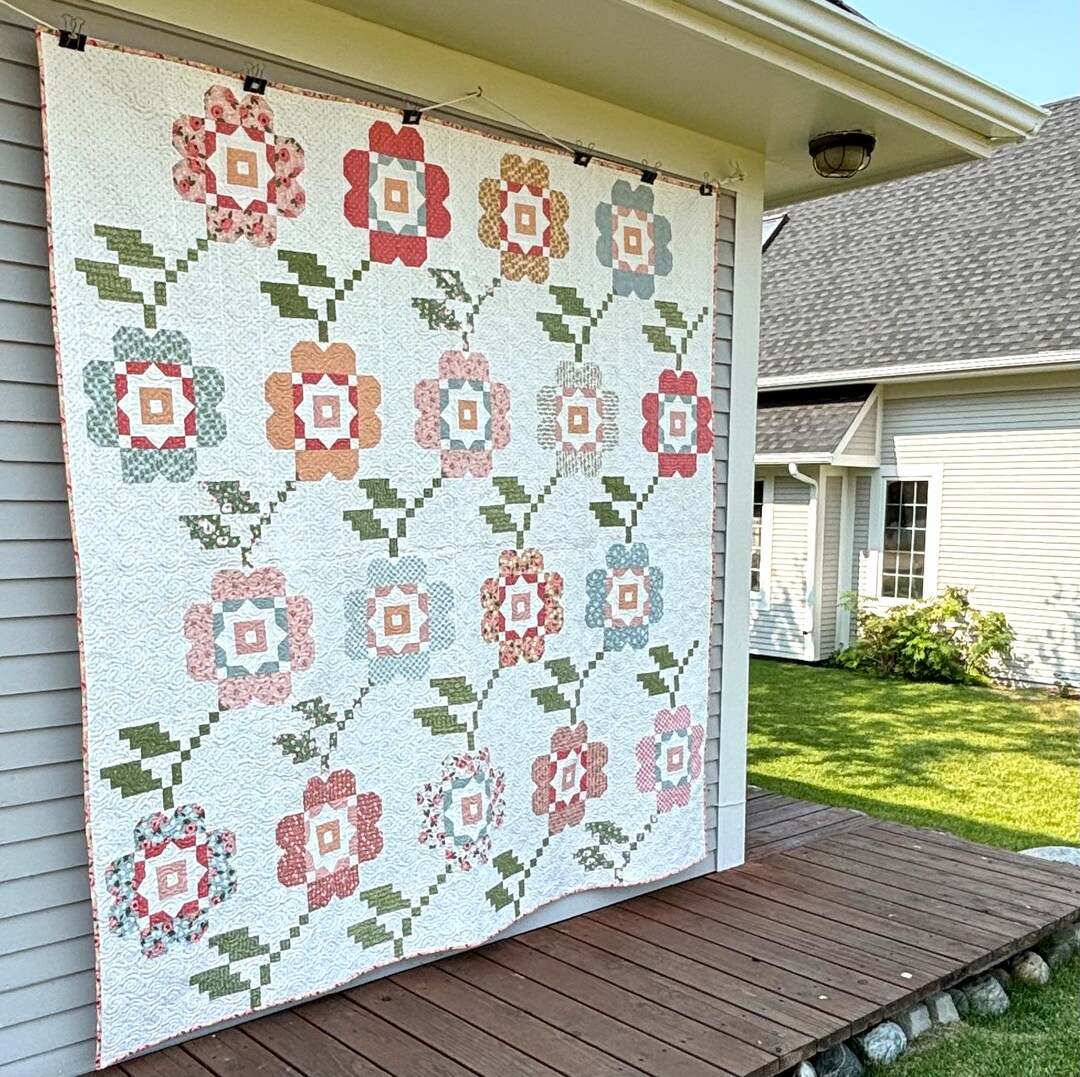 Bloomers Hand Made Queen Quilt - Etsy
