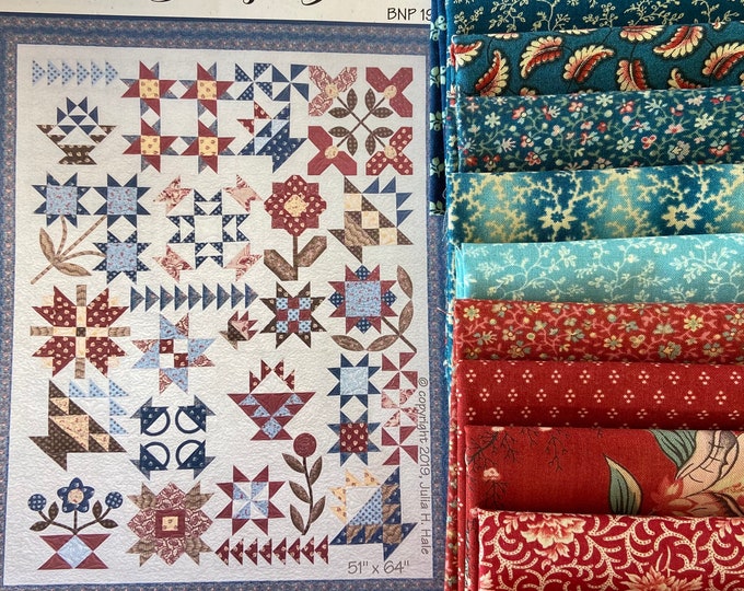Ladies Scrap Basket Quilt Kit With Kates Garden Gate Fabric by Betsy ...