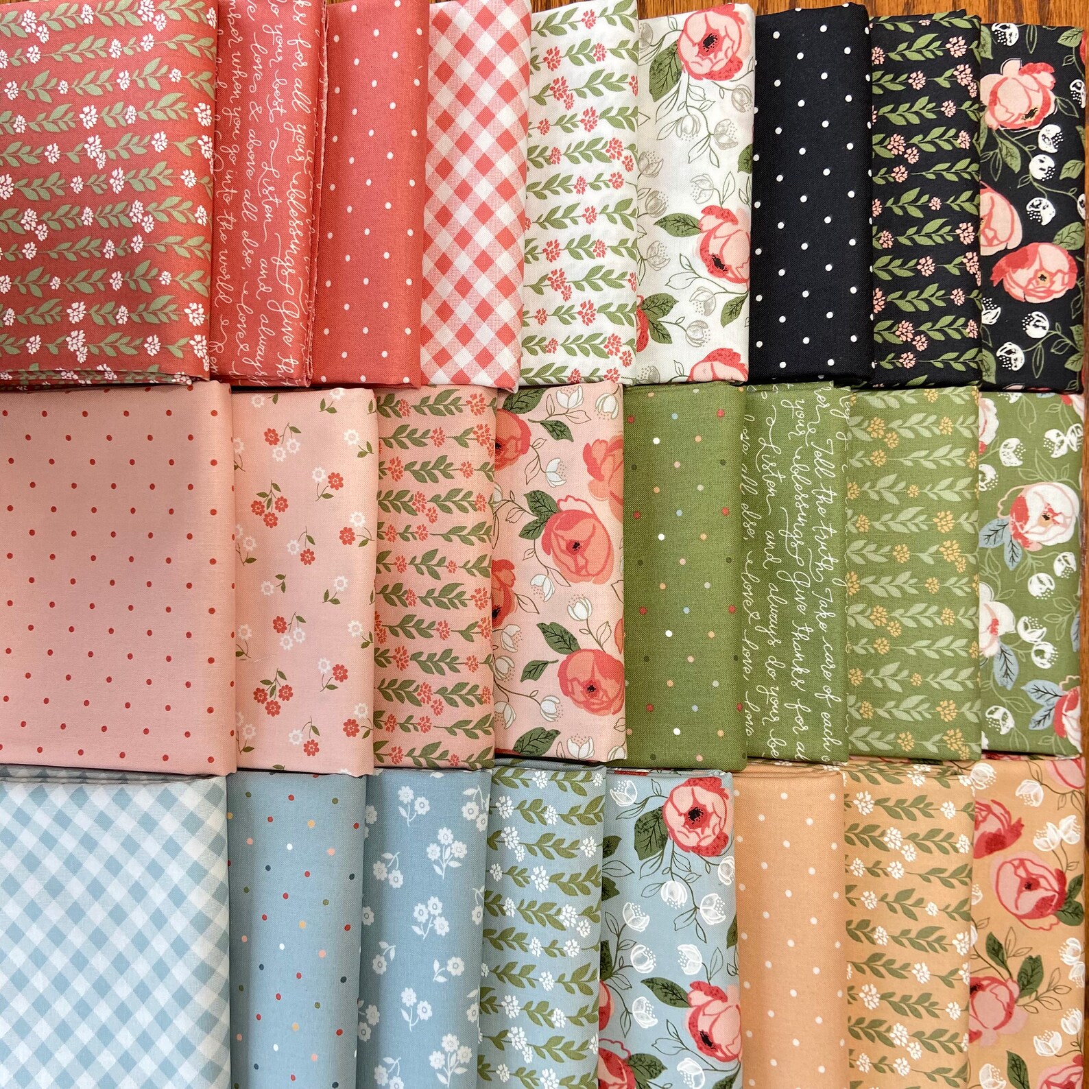 Country Rose Fabric Bundle by Lella Boutique From Moda - Etsy
