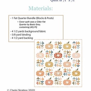 Hello Fall Quilt Pattern From Chelsi Stratton Designs | Etsy