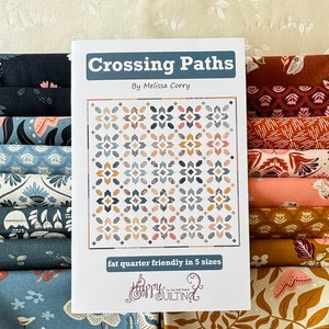 Crossing Paths Quilt Kit With Folk & Lore Fabric From Moda - Etsy