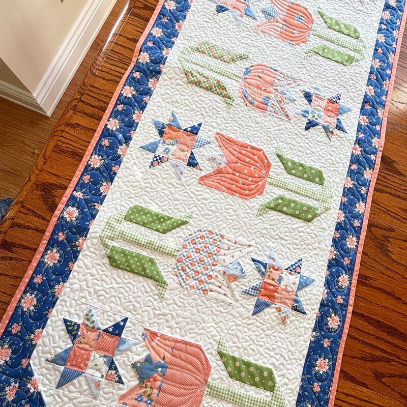 Peach Table Runner - Etsy
