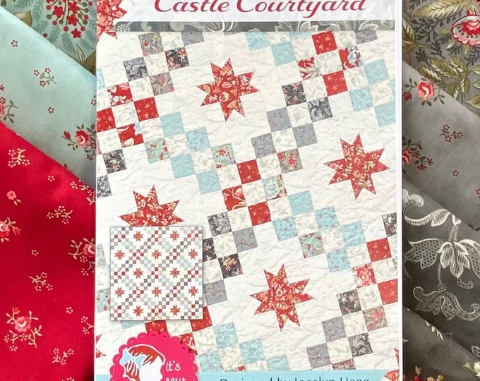 Castle Courtyard Quilt Kit With Etchings Fabric by 3 Sisters From Moda ...