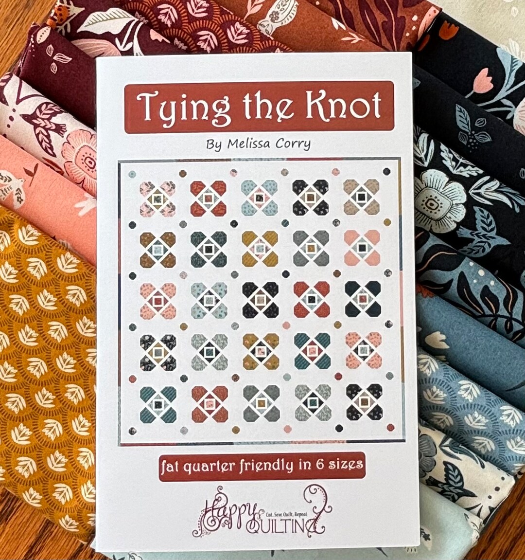 Tying the Knot Quilt Kit With Folk & Lore Fabric From Moda - Etsy