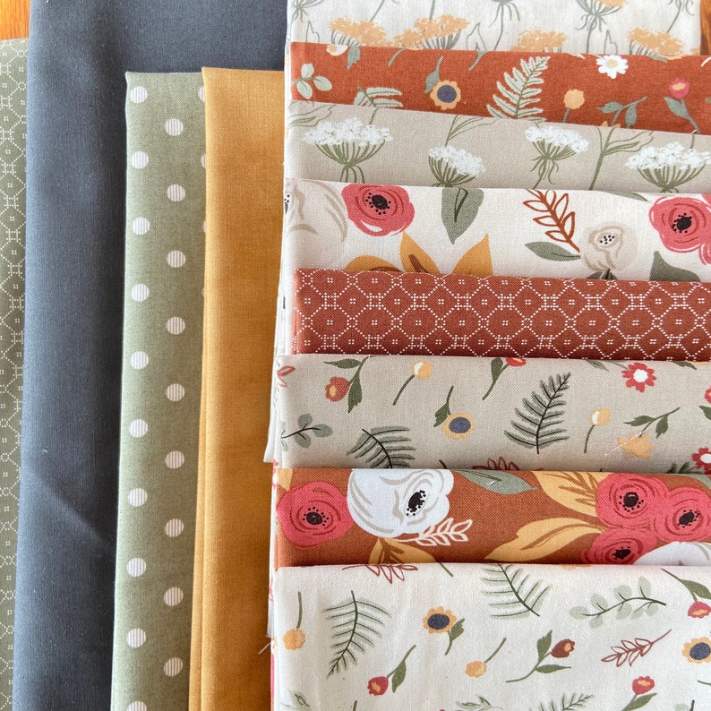 Sparrows Quilt Kit With Flower Pot Fabric by Lella Boutique - Etsy