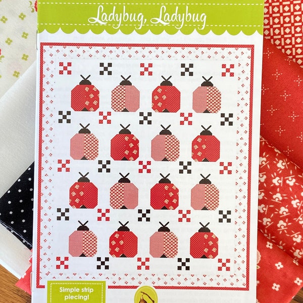 Ladybug Baby Quilt - Etsy