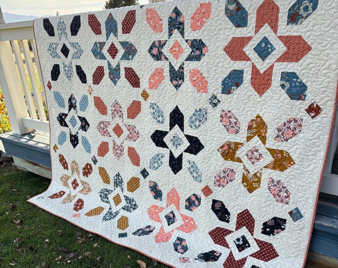 Crossing Paths Quilt Kit With Folk & Lore Fabric From Moda - Etsy