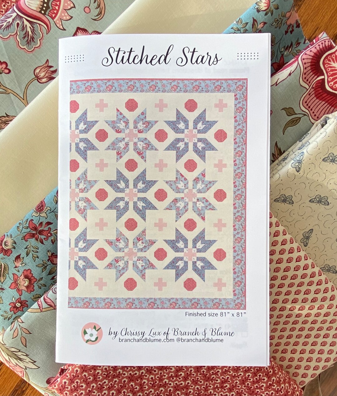 Stitched Stars Quilt Kit With Antoinette by French General From Moda - Etsy