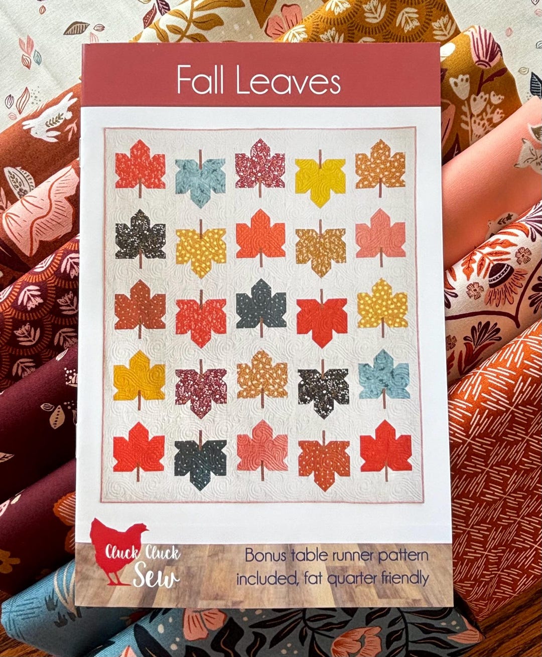 Fall Leaves Quilt Kit With Folk & Lore Fabric From Moda - Etsy