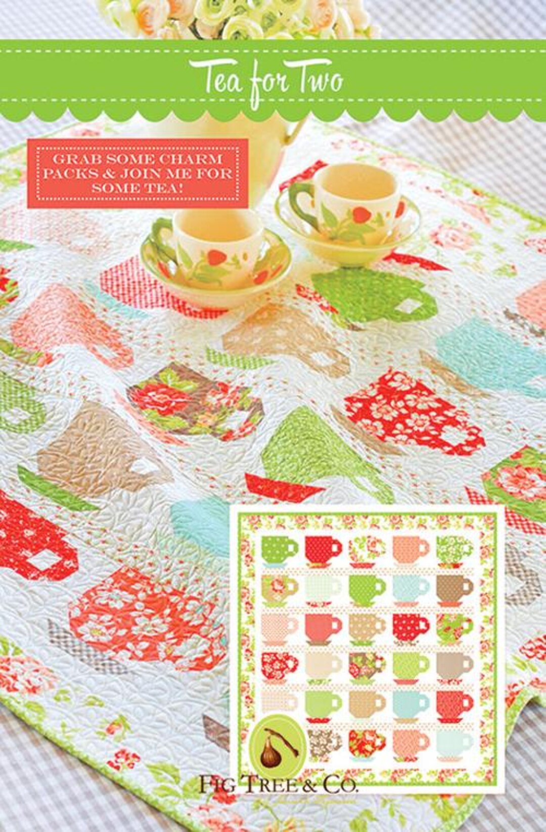 Tea for Two Quilt Pattern From Fig Tree & Co. - Etsy