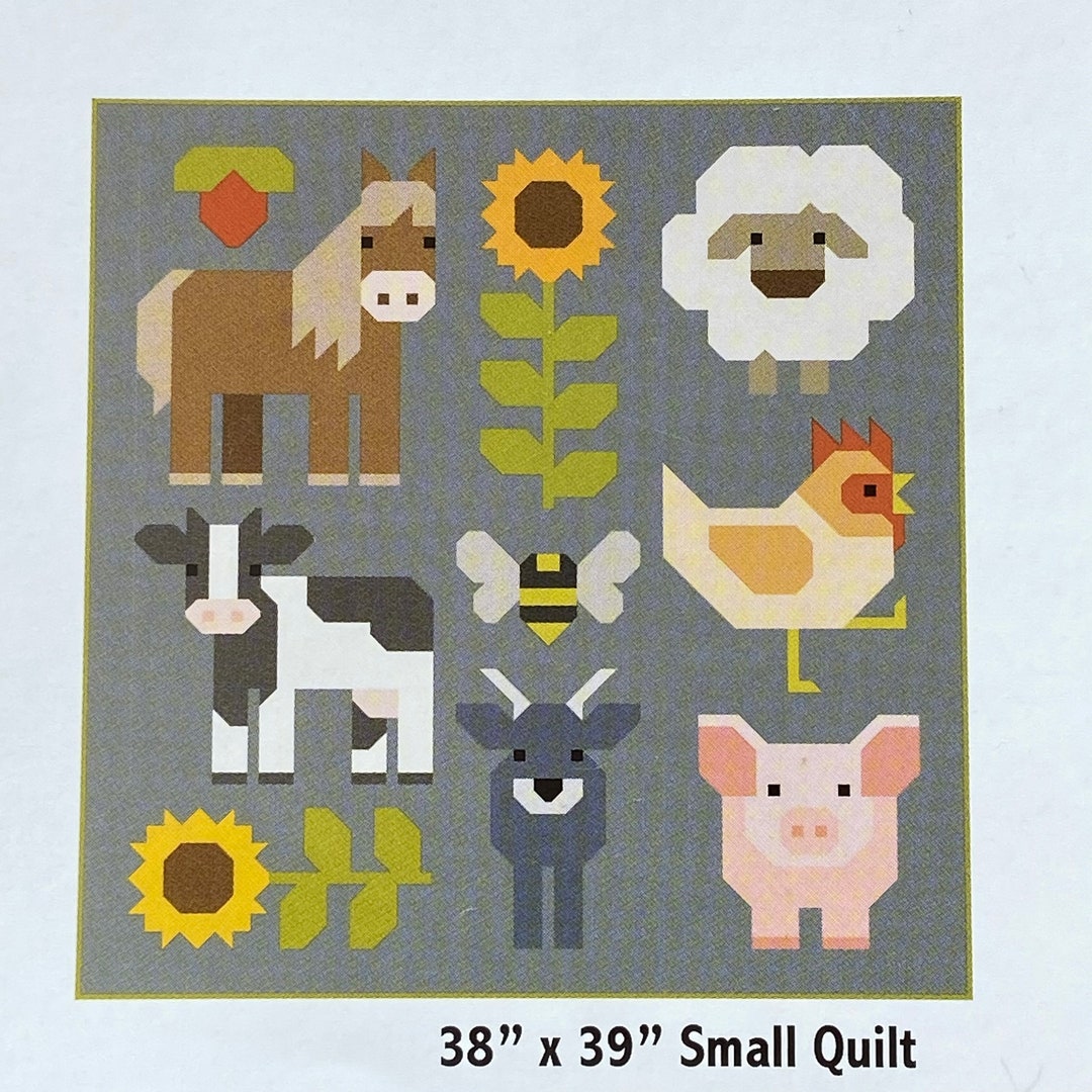 Fab Farm Baby Quilt Kit - Etsy