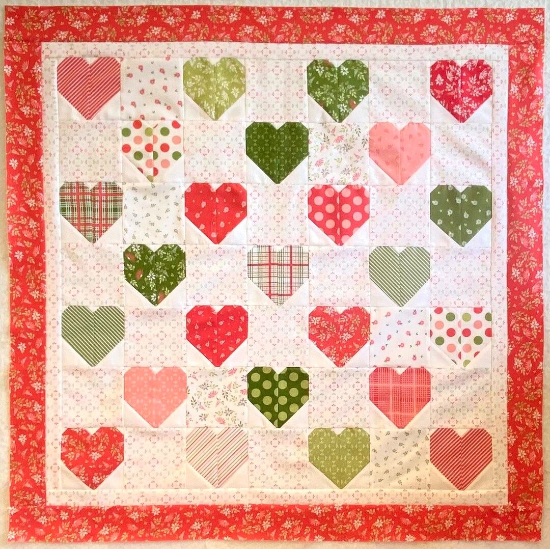 Charm Pack Hearts Quilt Kit With Favorite Things Fabric by Sherri and ...