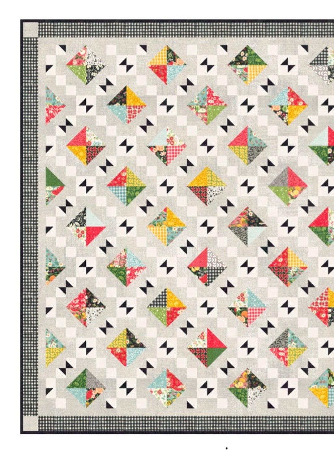 Fruit Salad Quilt Kit With Fruit Loop Fabric From Moda - Etsy