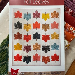 Fall Leaves Quilt Kit With Slow Stroll Fabric From Moda - Etsy