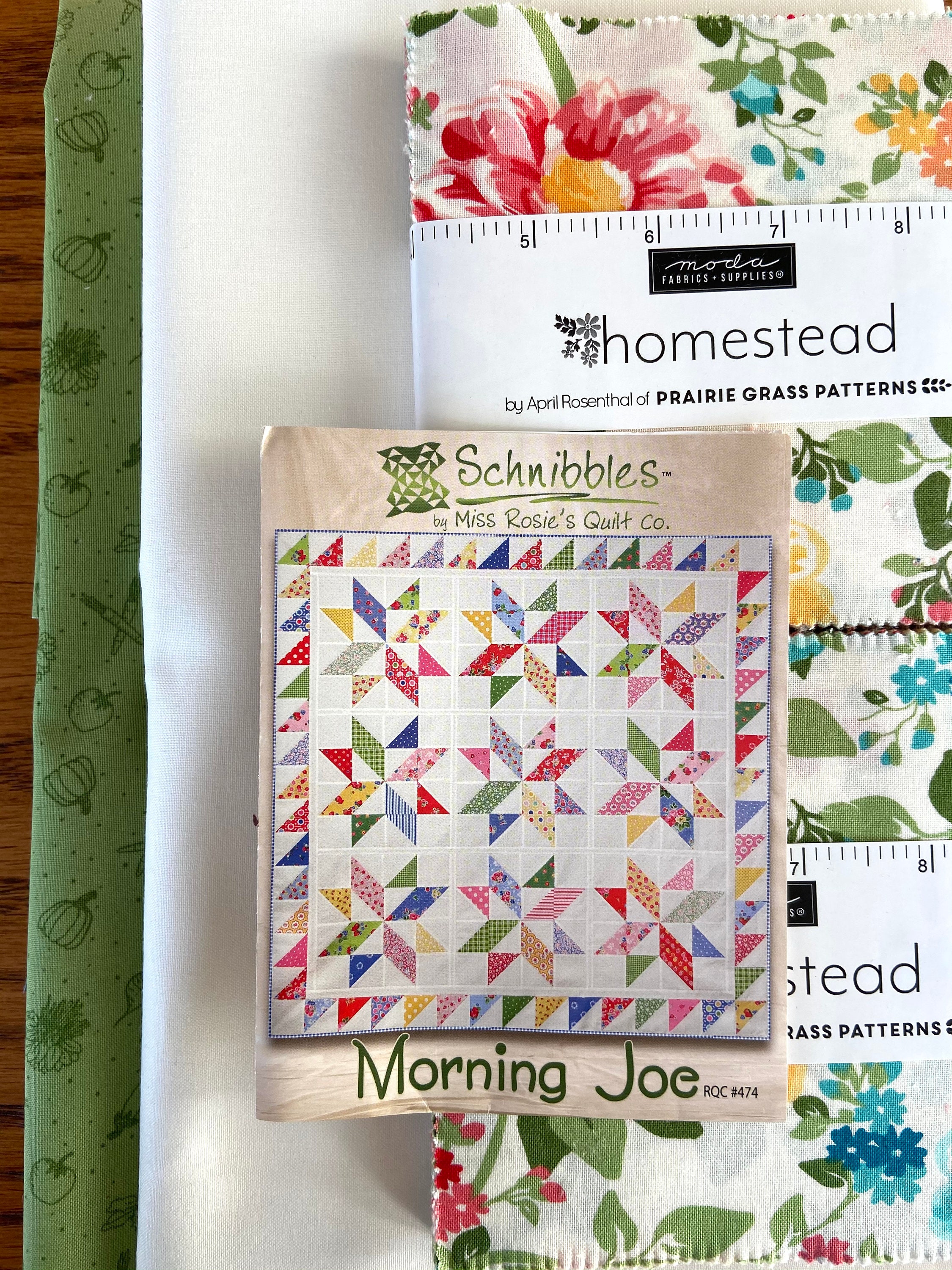 Morning Joe Quilt Kit with Homestead fabric by April | Etsy
