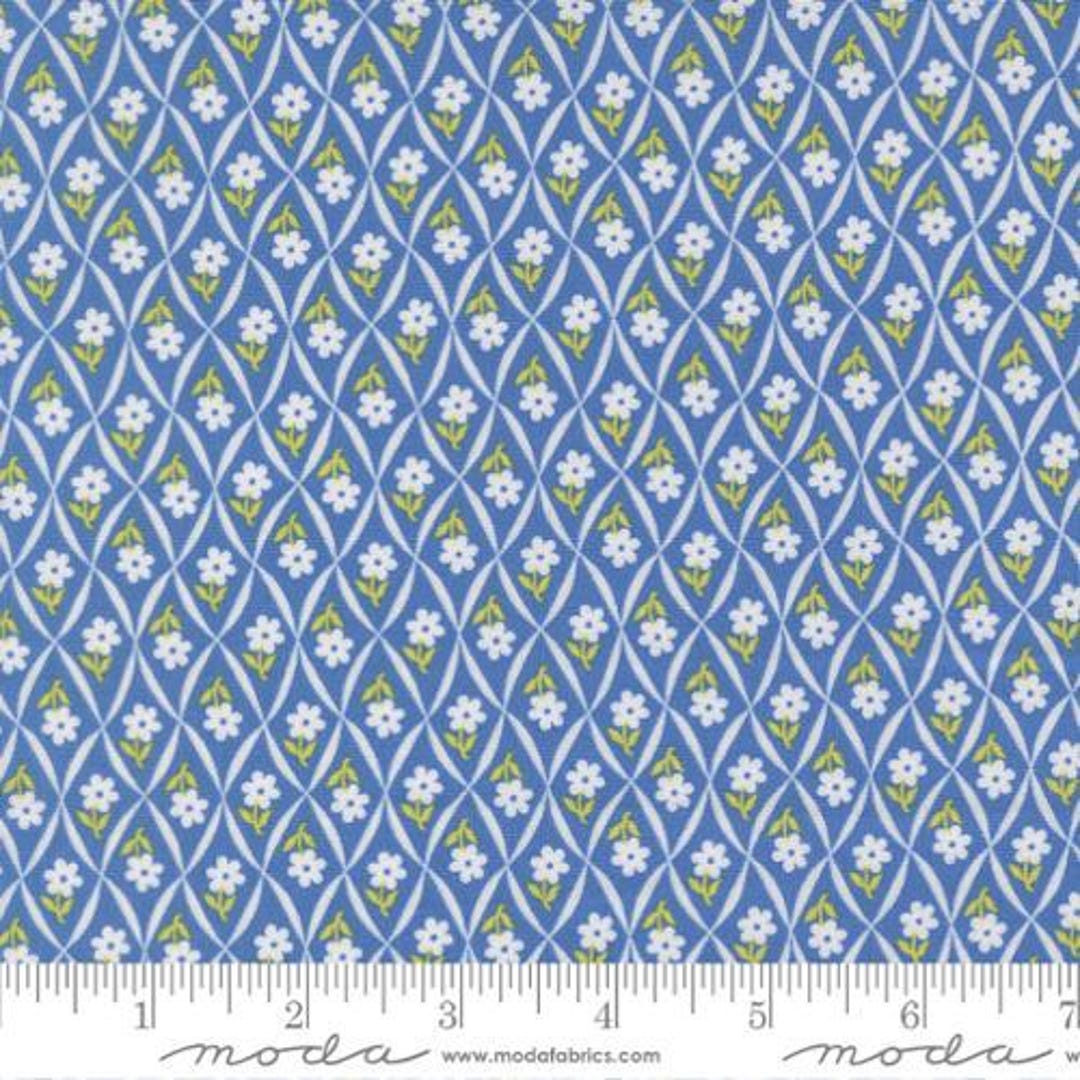 Rosie Fabric by Fig Tree From Moda - 35426 18 Blueberry - Etsy