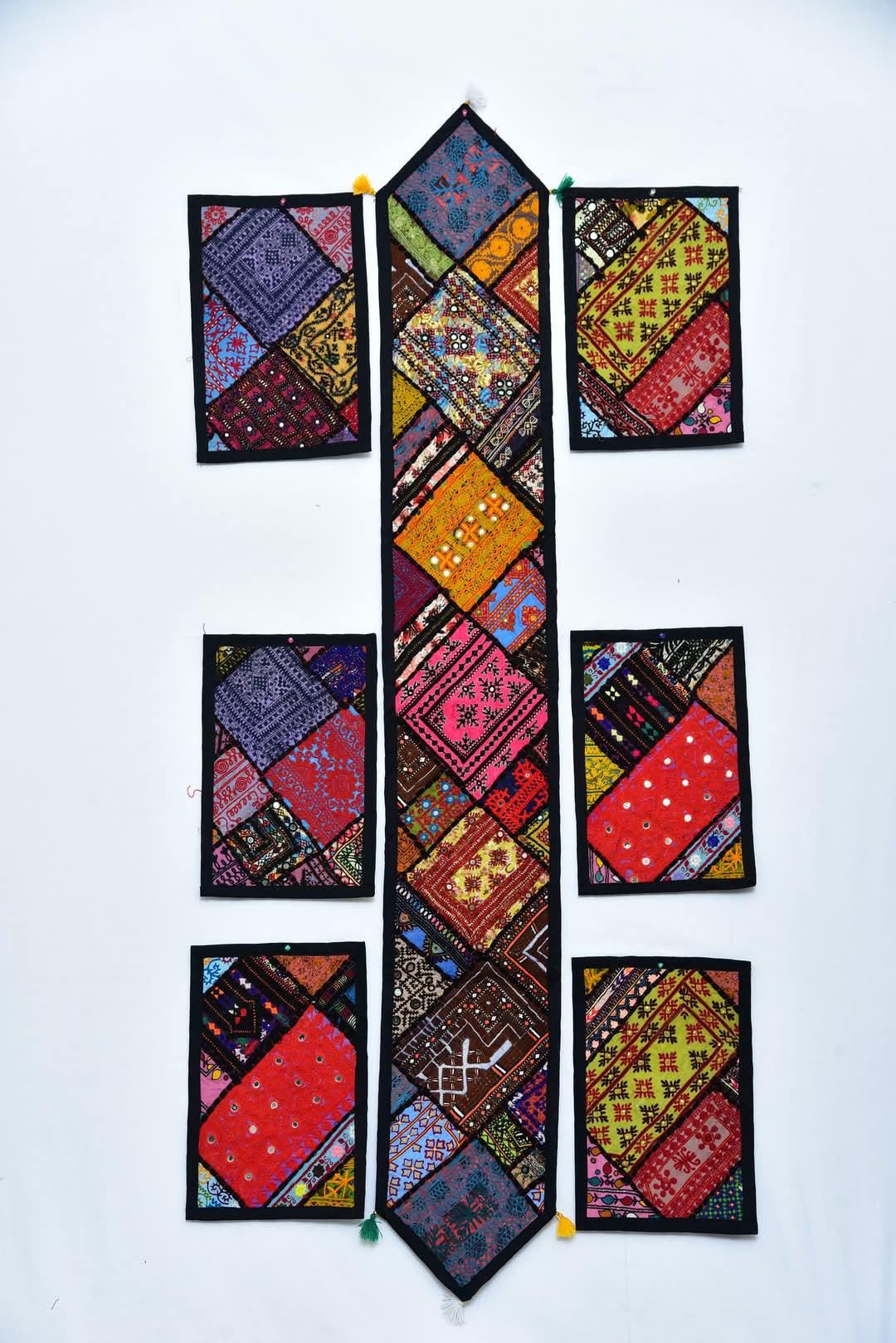 Handmade Sindhi Patchwork Table Runner (large) – Antique - Etsy