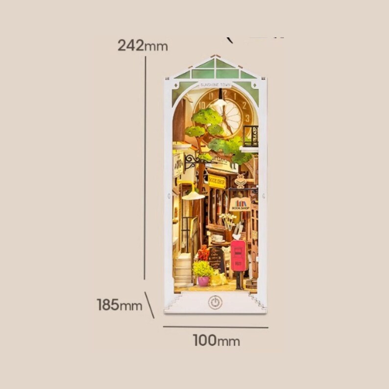 DIY 3D Wooden Sunset Alley Book Nook Puzzle Kit | Creative Woodcraft ...