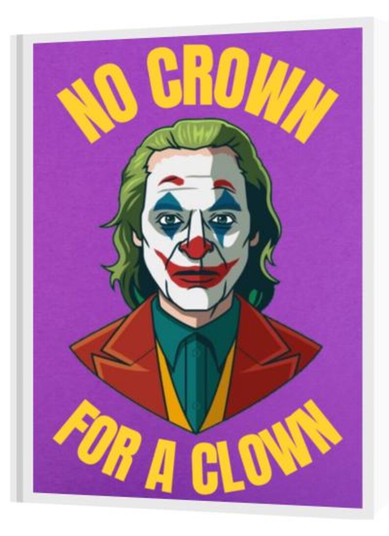 No Crown for a Clown-anti Trump Protest Sign SVG PNG Jpg Pdf, Anti ...