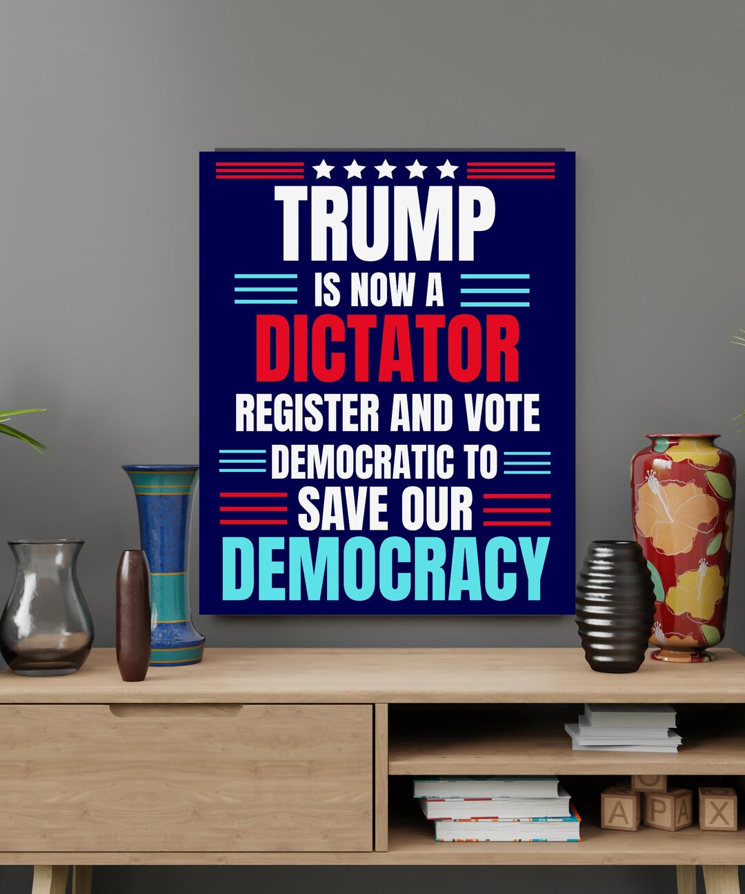 Trump is Now a Dictator Protest Sign SVG PNG Jpg Pdf,anti-trump No ...