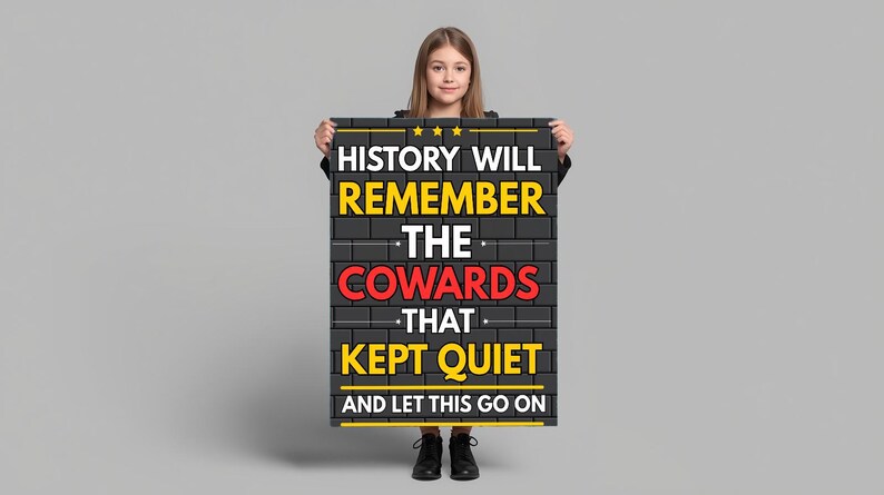 History Will Remember the Cowards Protest Sign SVG PNG Jpg Pdf ...