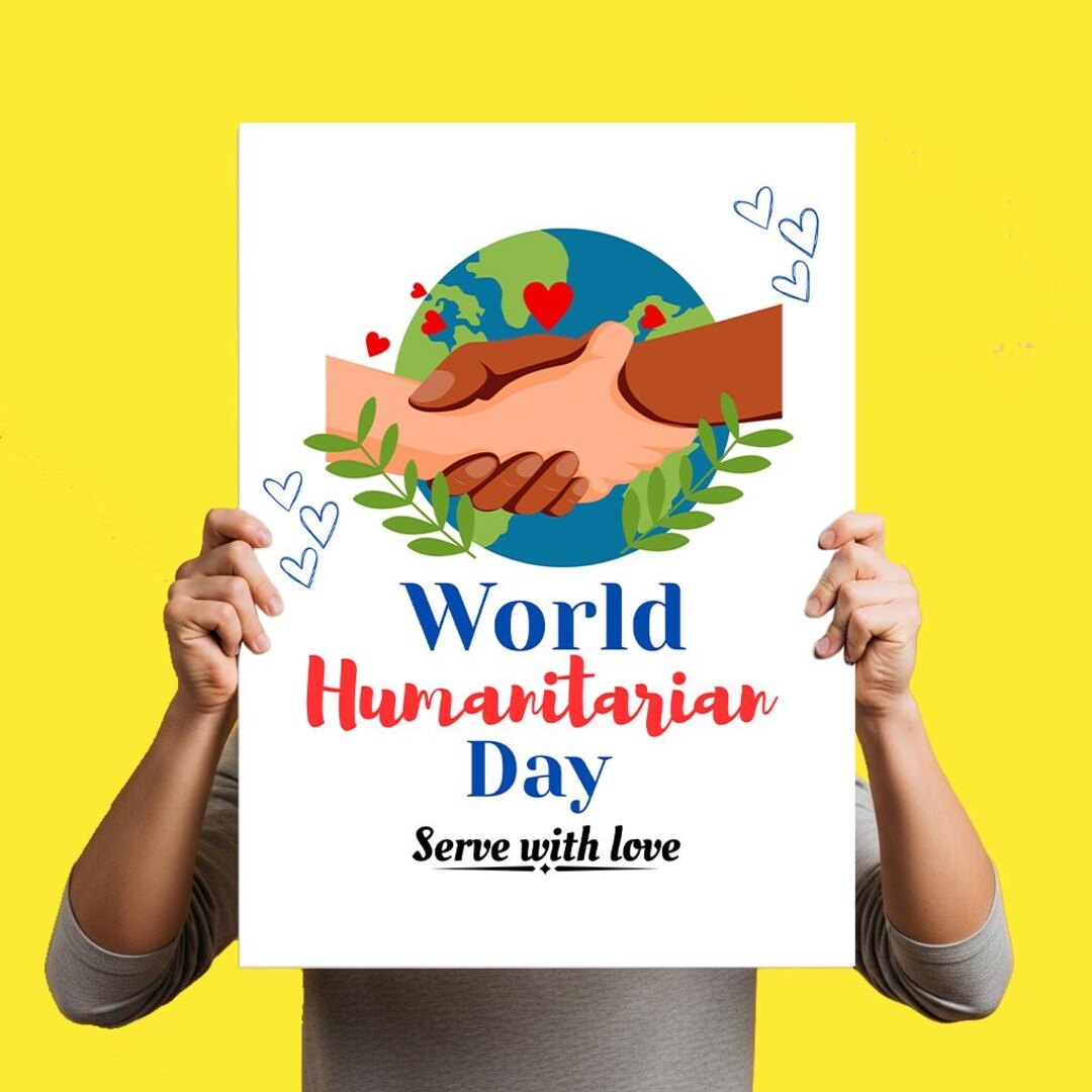 World Humanitarian Day SVG PNG Jpg Pdf | Global Unity Gift|humantarian ...