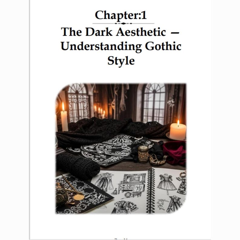Gothic Crochet Patterns PDF | 30 Beginner Projects, Dark Style Guide ...