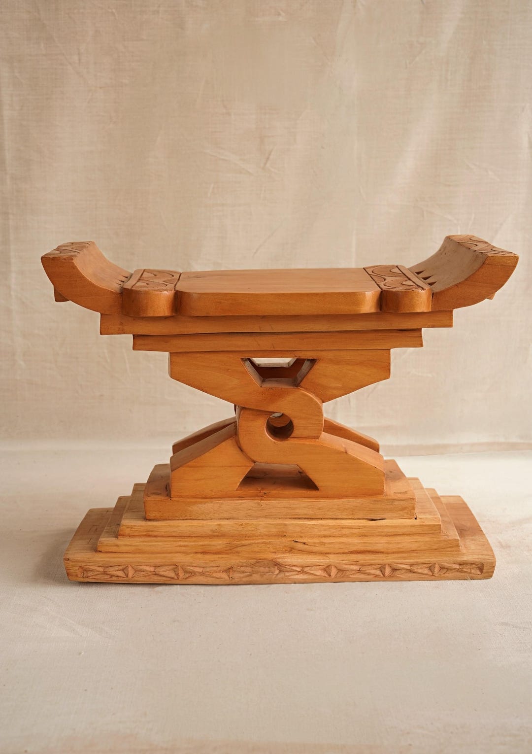 Ashanti Stool (nyansapo) - Hand-carved African Stool - Etsy