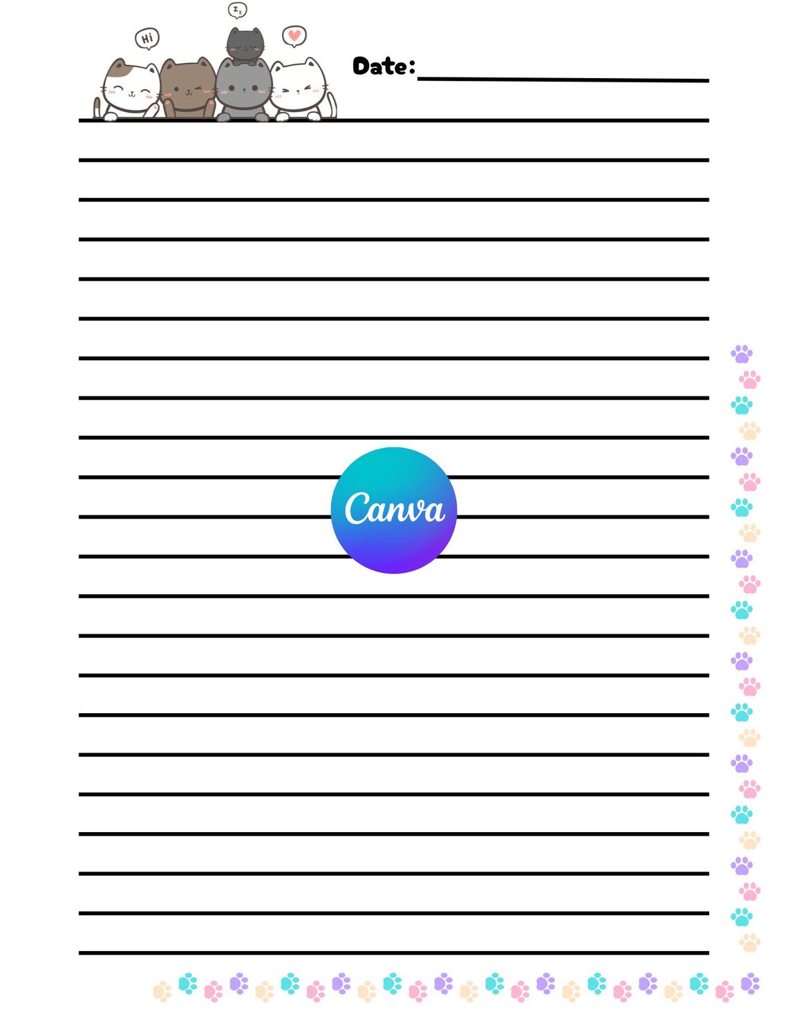 Toe Bean Inspector Notebook Template - Etsy