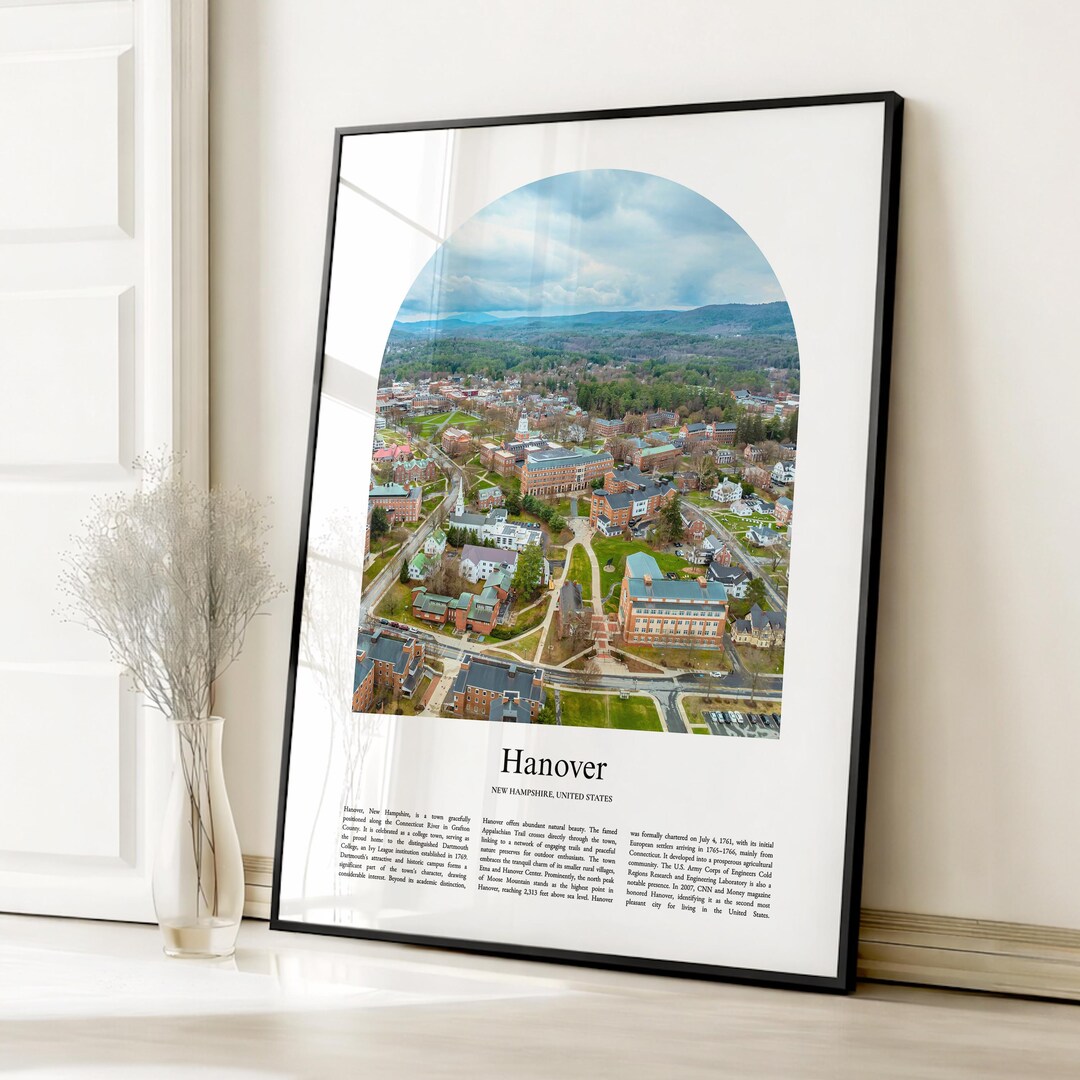 Hanover Poster Print, Hanover Travel Poster, Hanover Custom Color Print ...