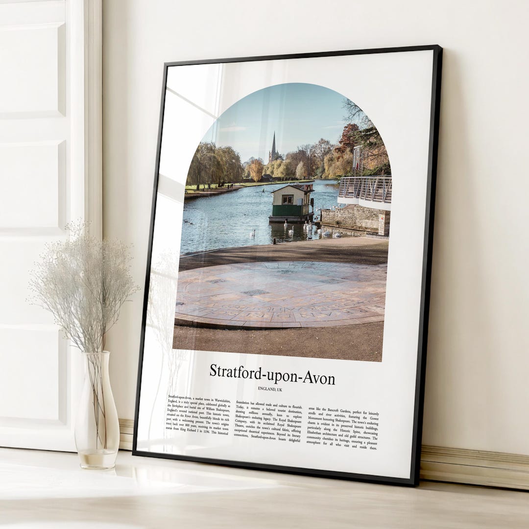 Stratford-upon-avon Poster Print, Stratford-upon-avon Travel Poster ...