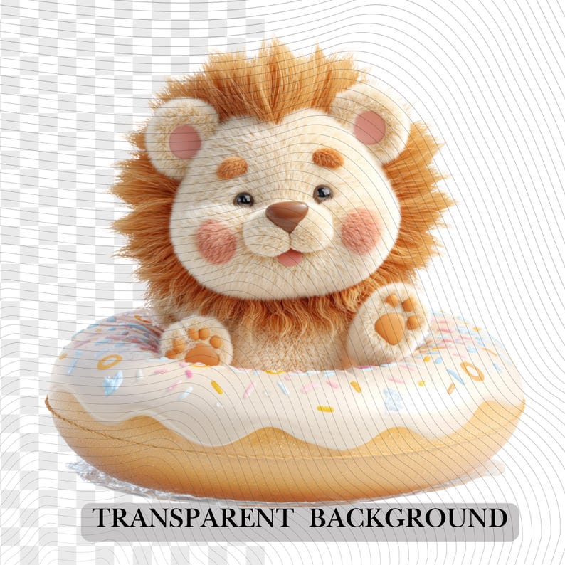 20 Quirky Lion Clipart Set | Funny Characters PNG Transparent ...