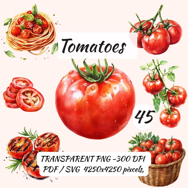Hand Painted Tomatos - Etsy