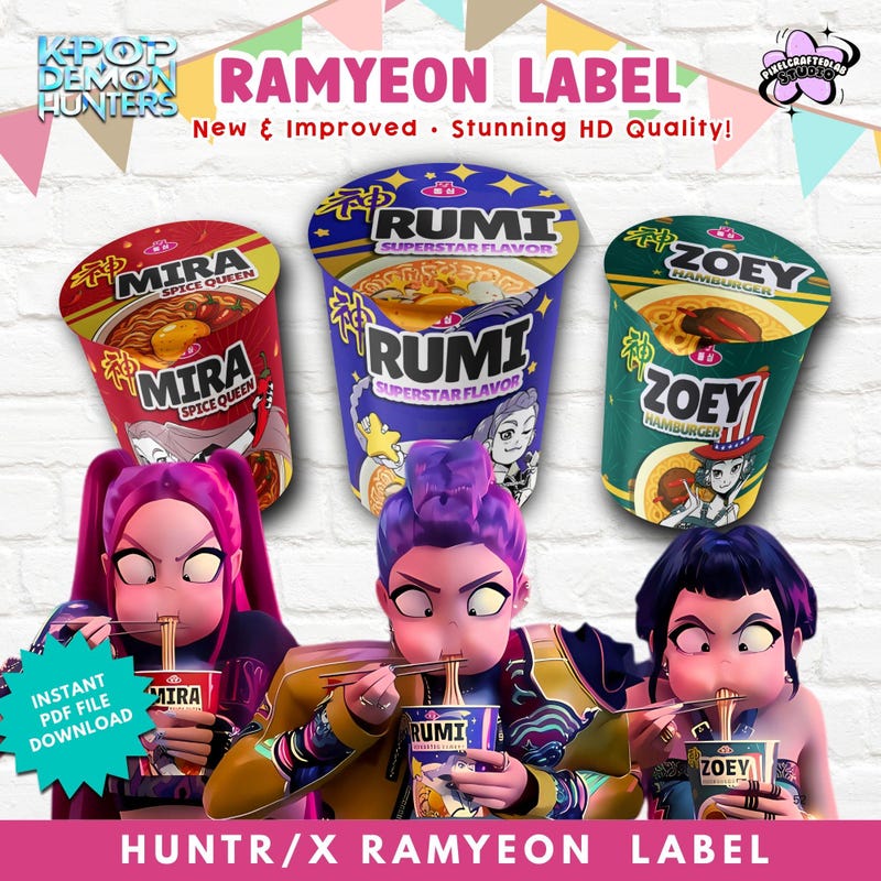 Huntrix Ramen Cups - Etsy